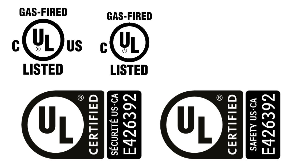Approved Certification Marks